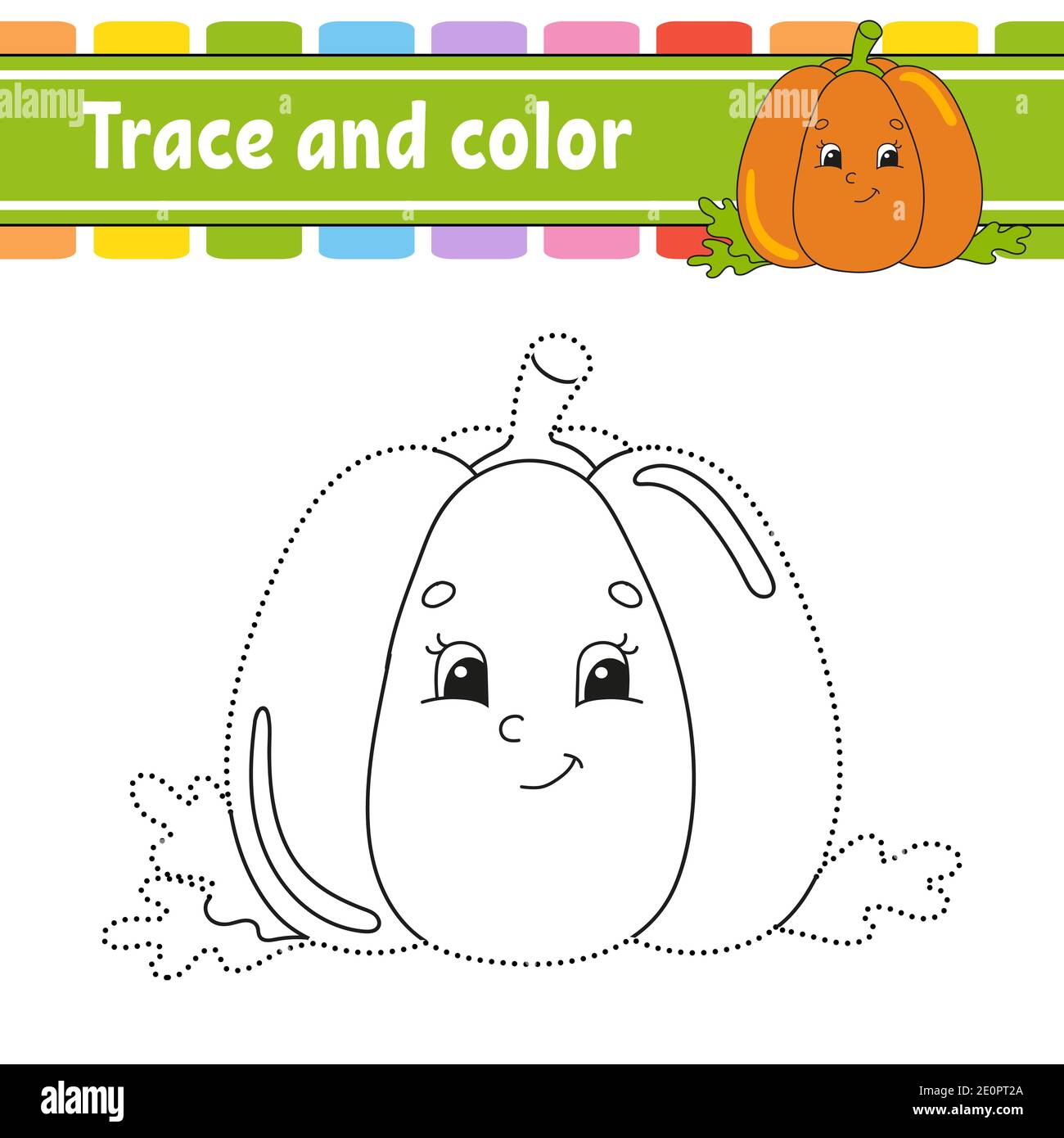 Trace and color. Handwriting practice. Education developing worksheet ...