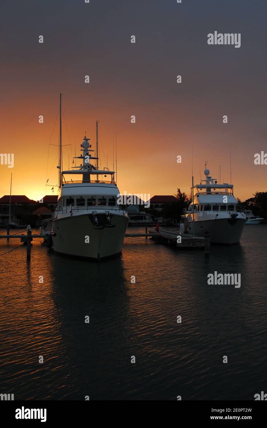 Caribbean: Antigua: Jolly Harbour Stock Photo - Alamy