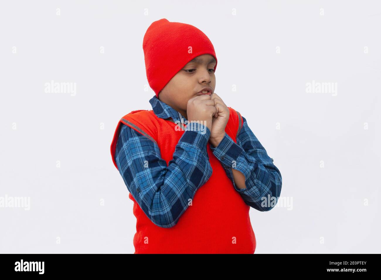 Kid shivering hi-res stock photography and images - Alamy