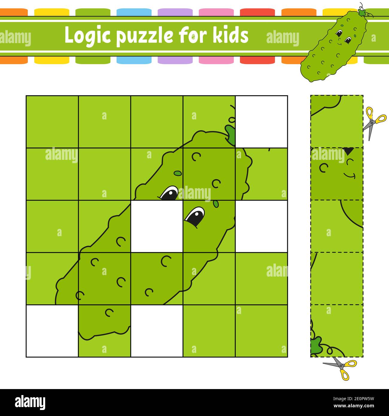 Logic puzzle for kids. Education developing worksheet. Learning game ...