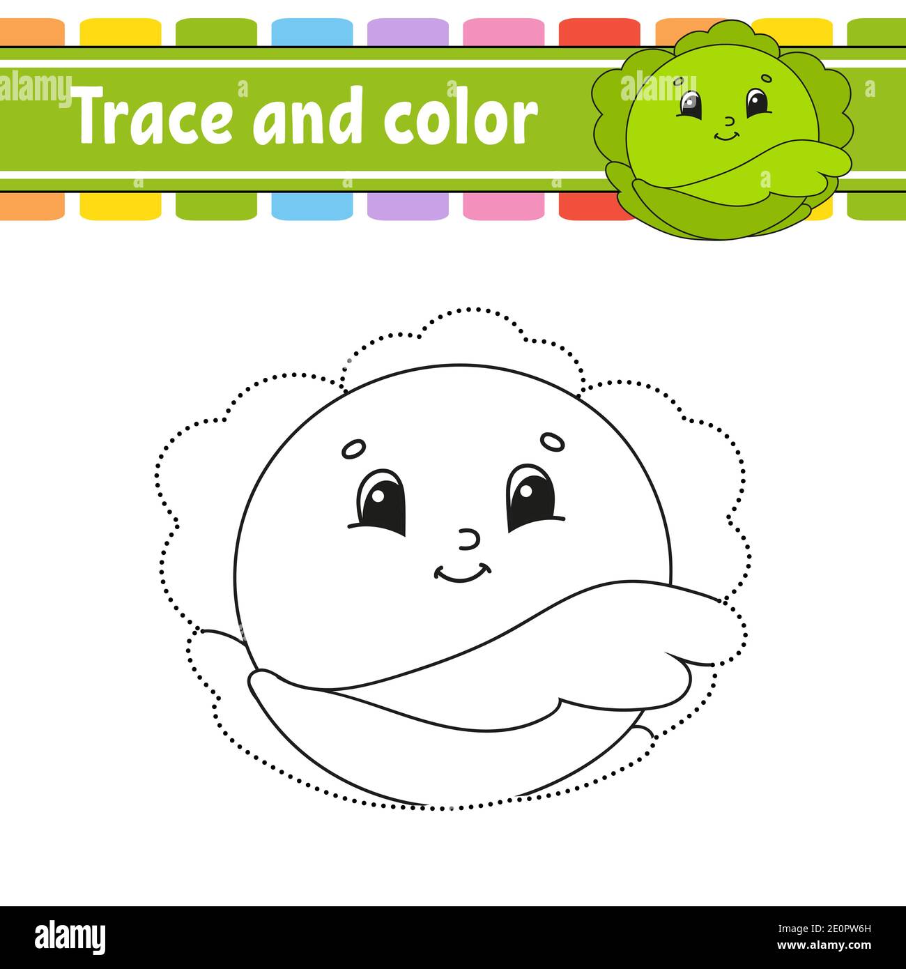 Trace and color. Handwriting practice. Education developing worksheet ...
