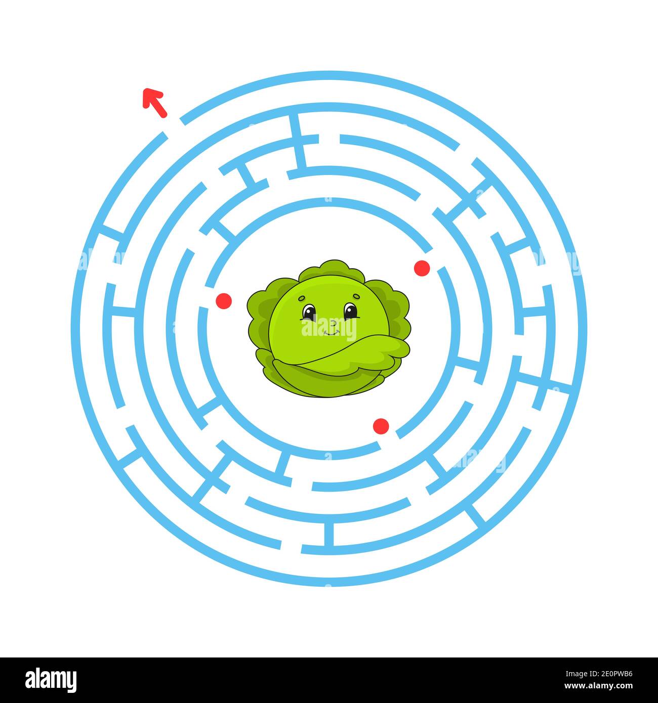 Maze. Game for kids. Funny labyrinth. Education developing worksheet ...