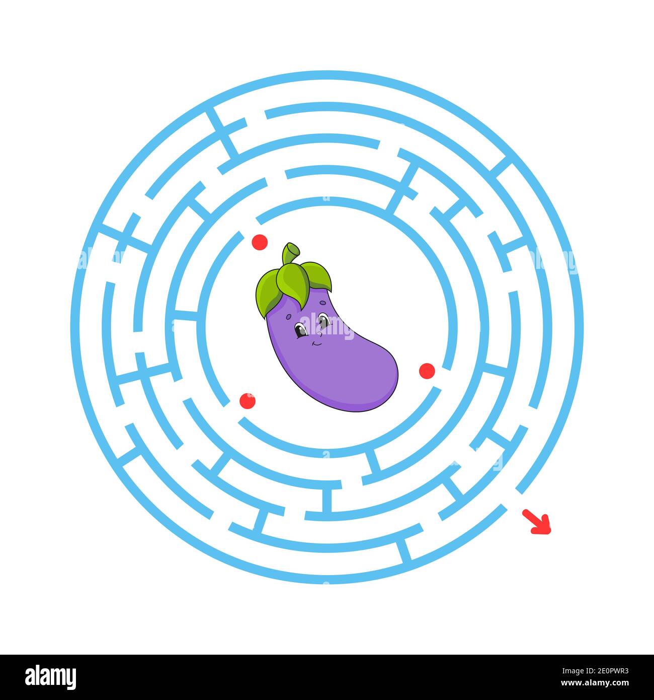 Maze. Game for kids. Funny labyrinth. Education developing worksheet ...