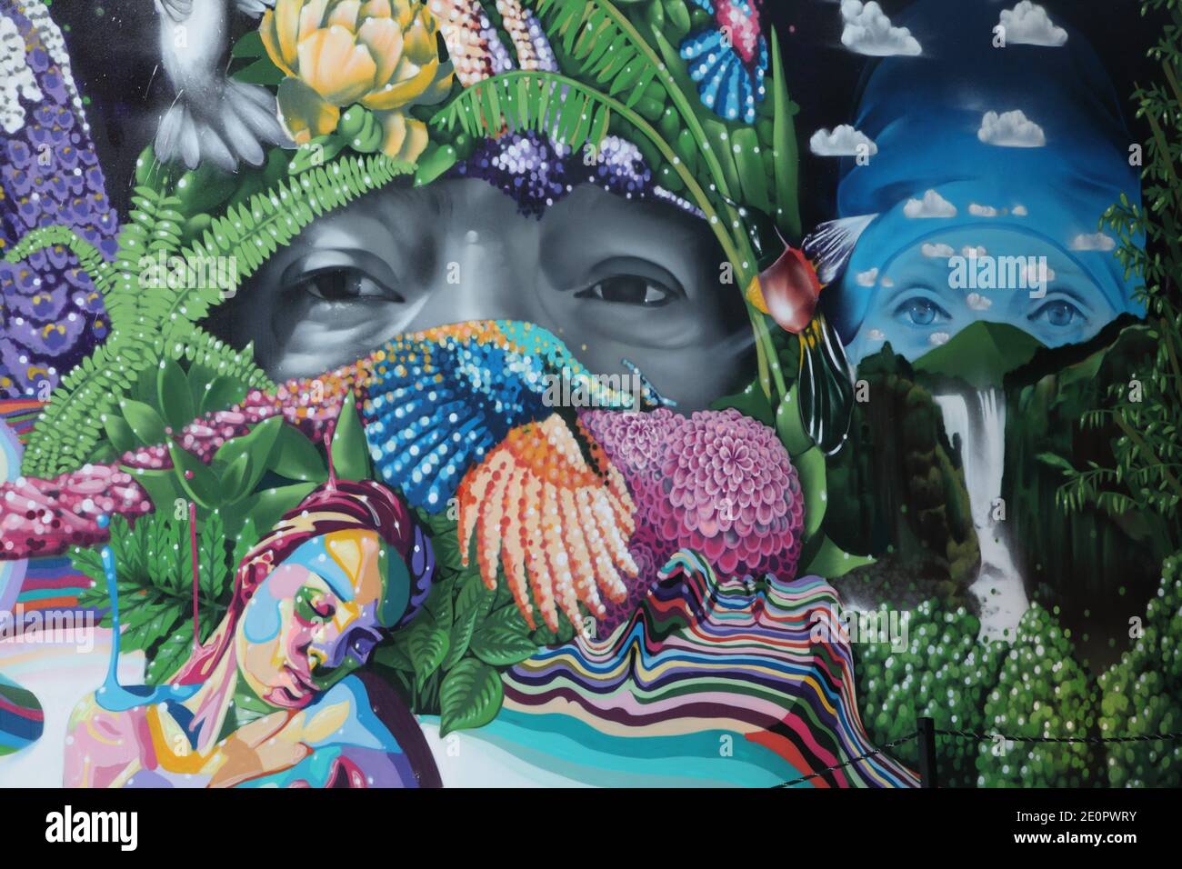 Murals in miami hi-res stock photography and images - Alamy