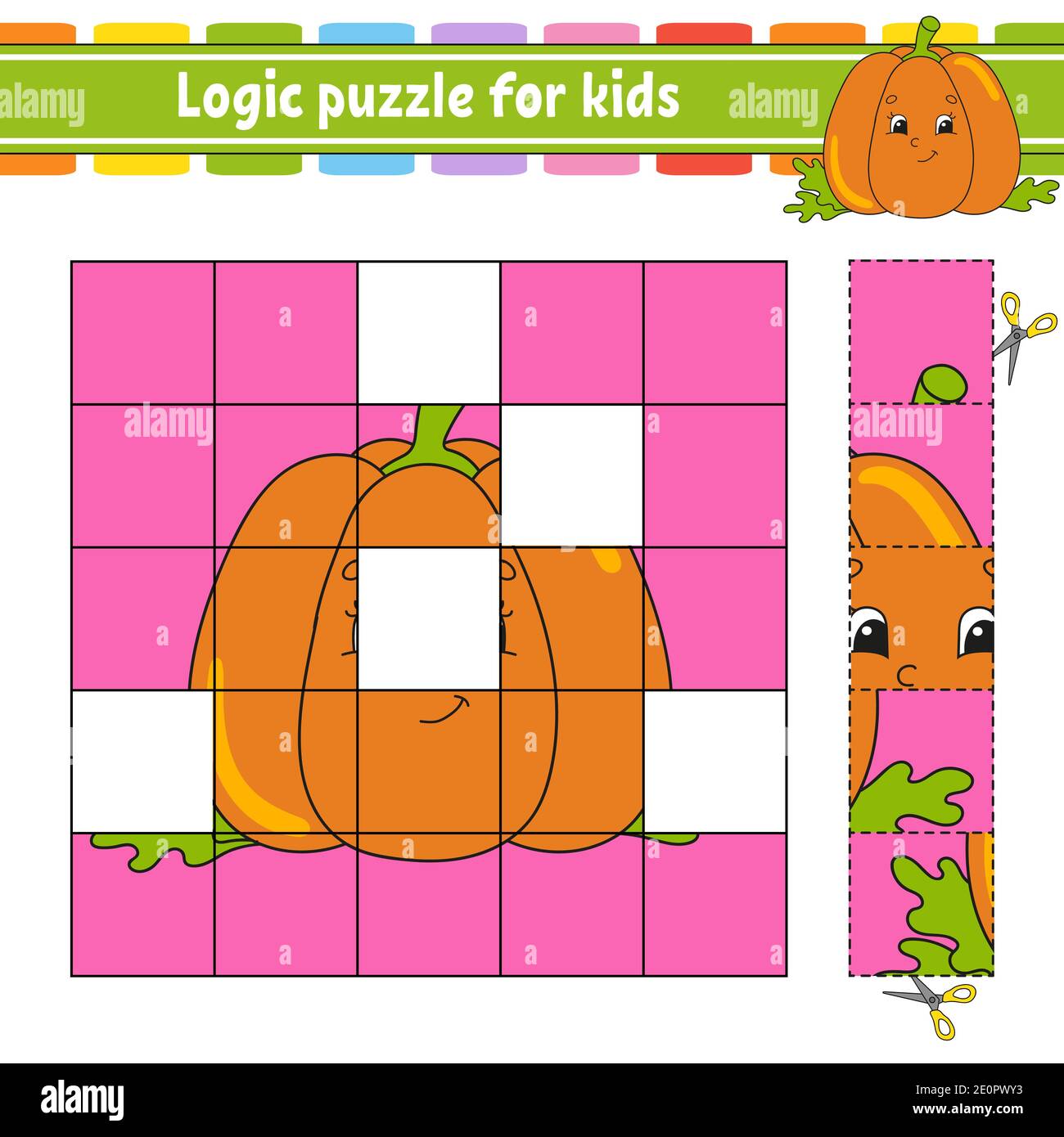 Logic puzzle for kids. Education developing worksheet. Learning game ...