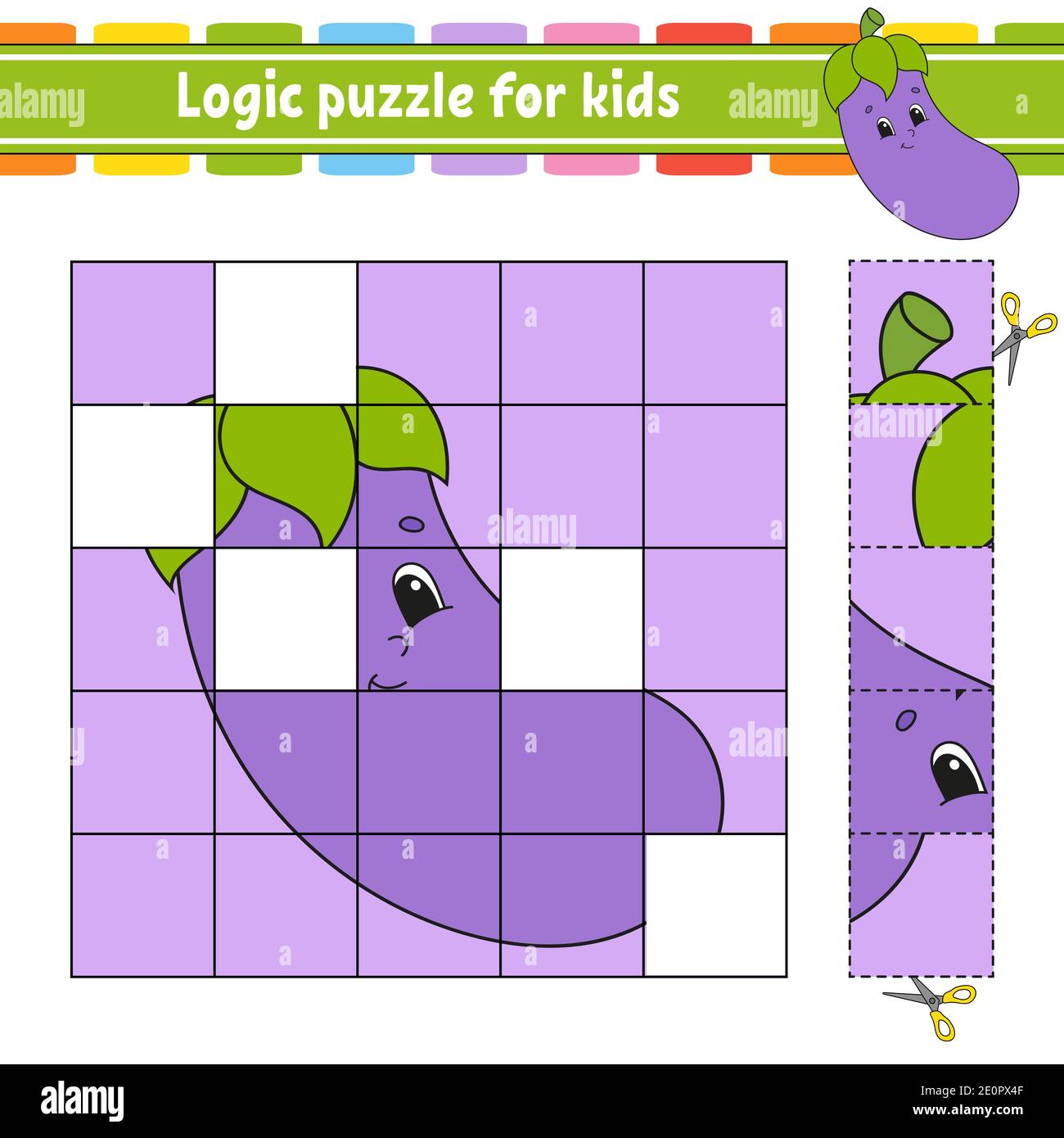 Logic puzzle for kids. Education developing worksheet. Learning game ...