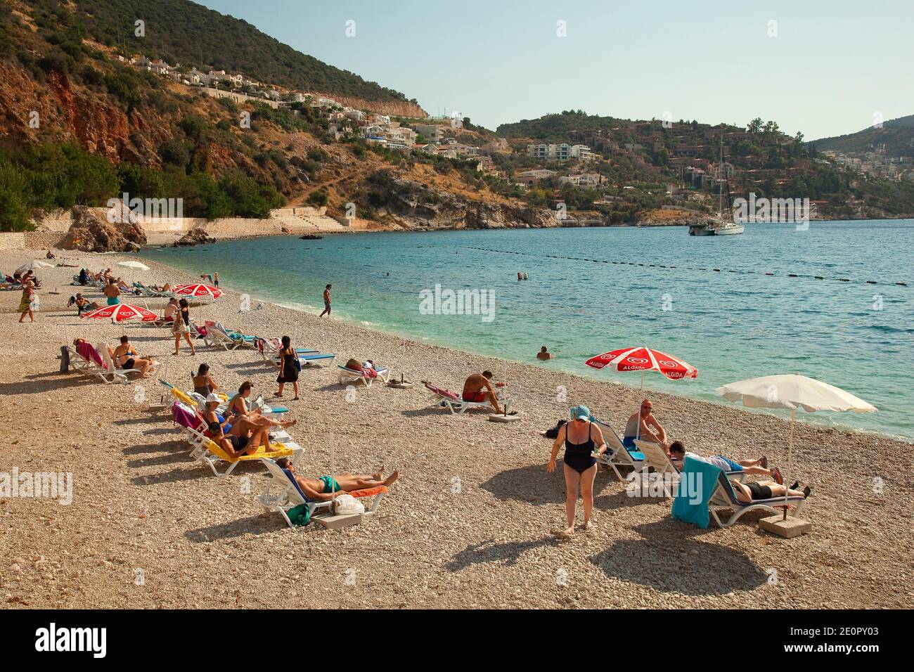 Beach turkish riviera antalya province hi-res stock photography and ...