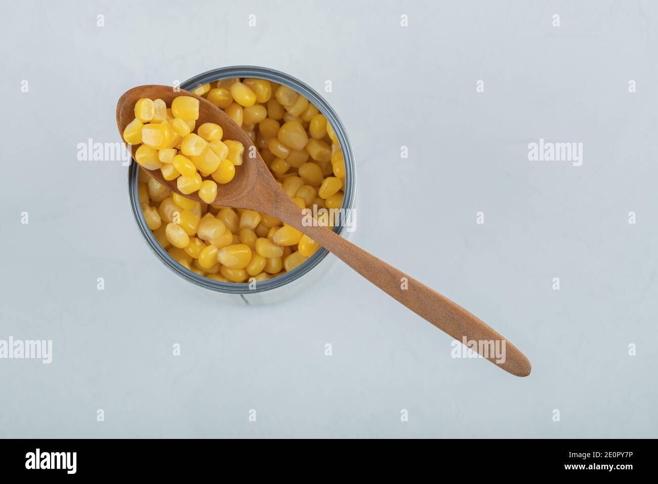 Spoon with corn seeds hi-res stock photography and images - Alamy