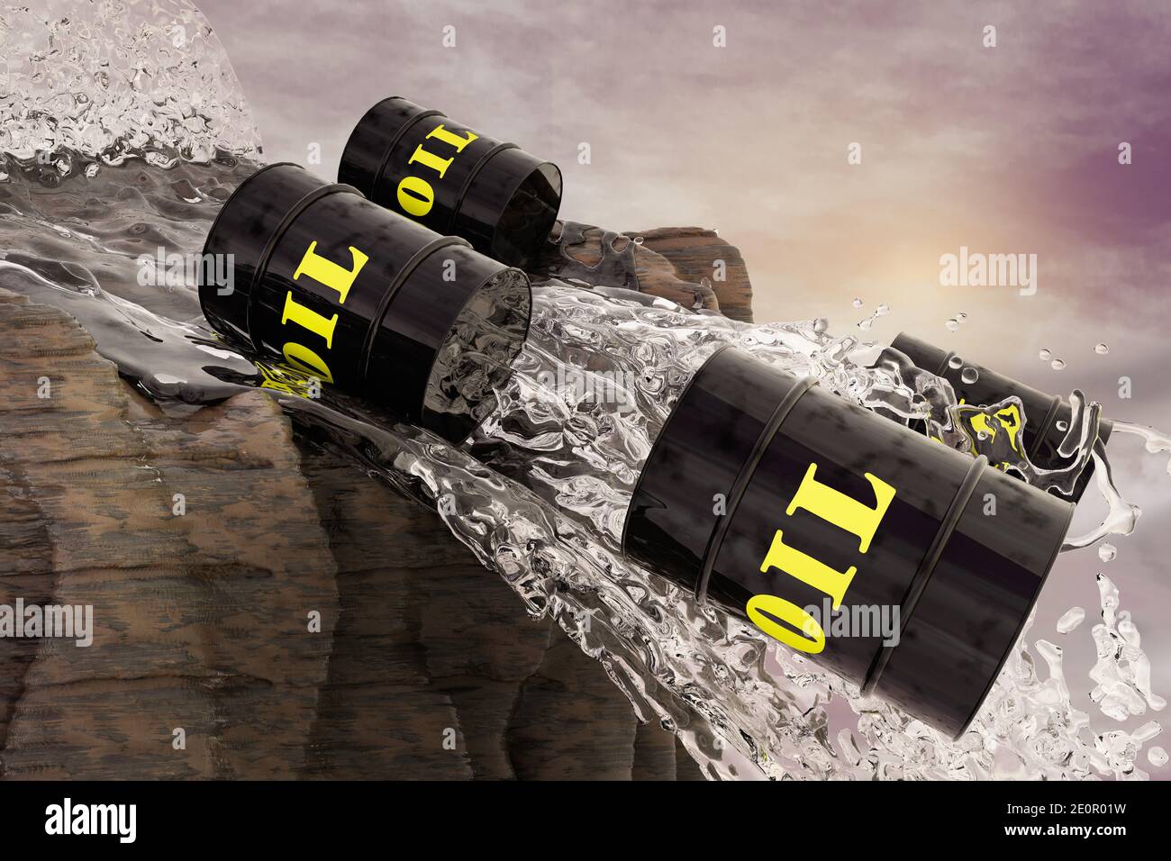 Metal oil barrels hi-res stock photography and images - Alamy