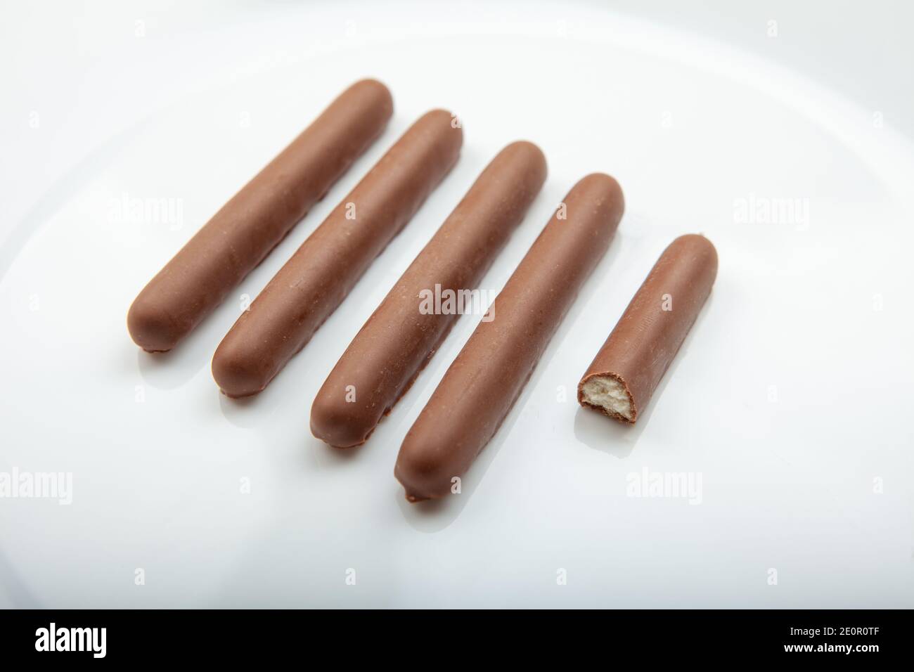 Cadbury Chocolate Finger biscuits Stock Photo - Alamy