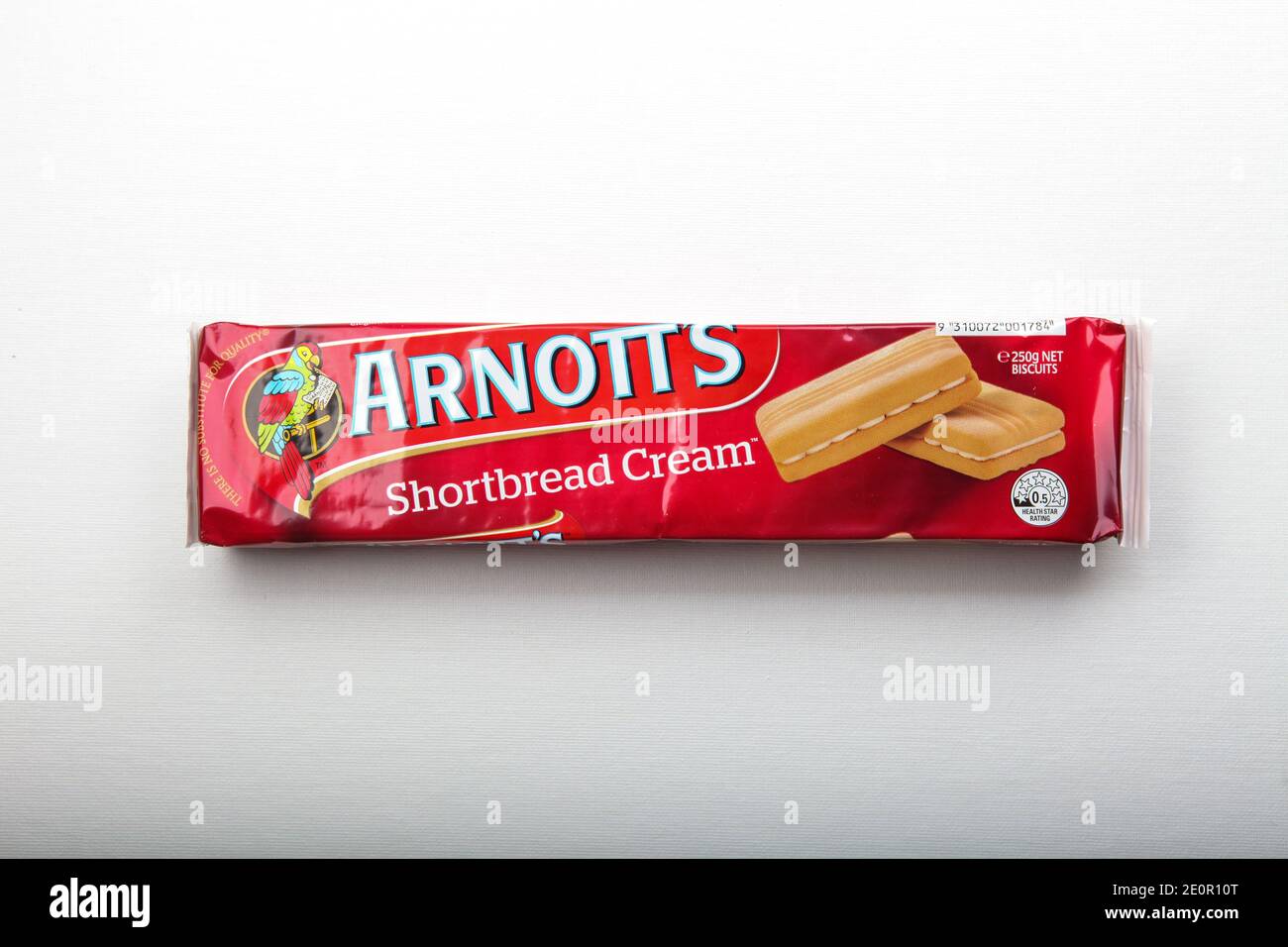 Arnott's Shortbread Cream biscuits Stock Photo - Alamy