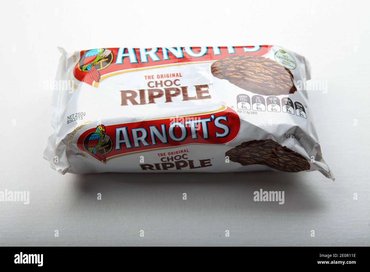 Arnott's Choc Ripple biscuits Stock Photo - Alamy