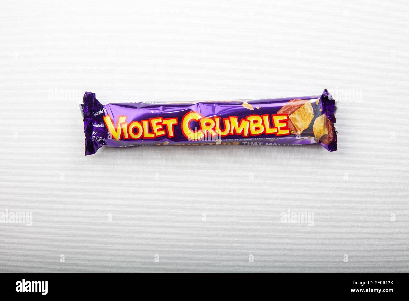 A Violet Crumble Stock Photo - Alamy