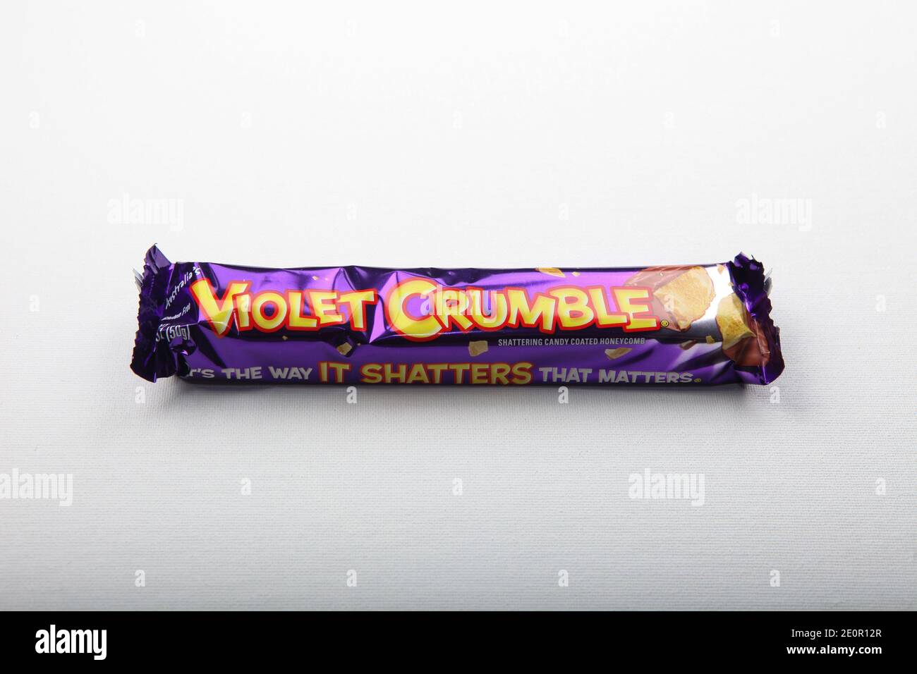 A Violet Crumble Stock Photo - Alamy