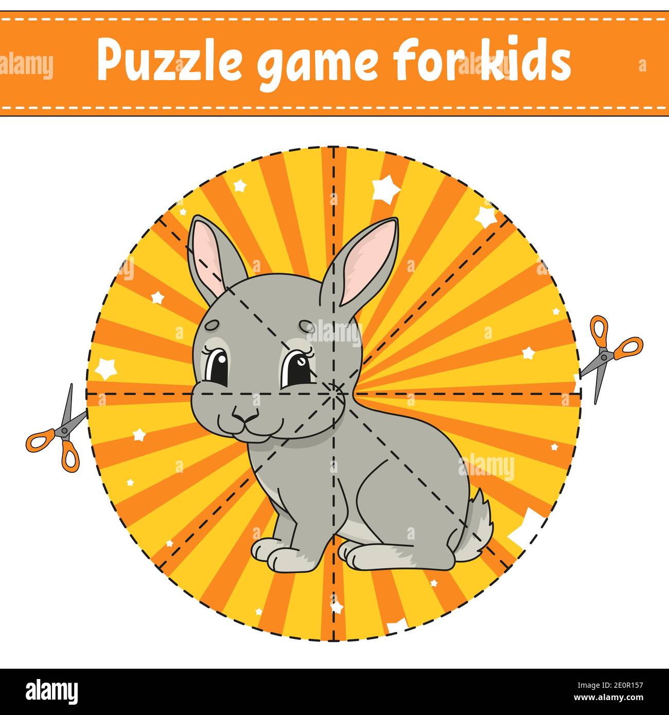 Puzzle game for kids. Education developing worksheet. Learning game for ...