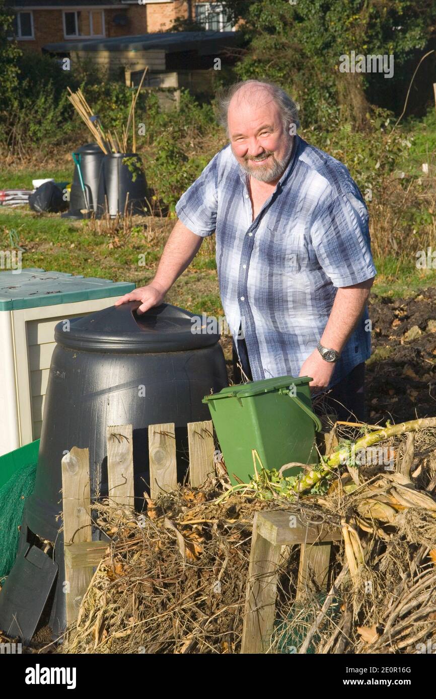 Compost heap allotment hi-res stock photography and images - Alamy