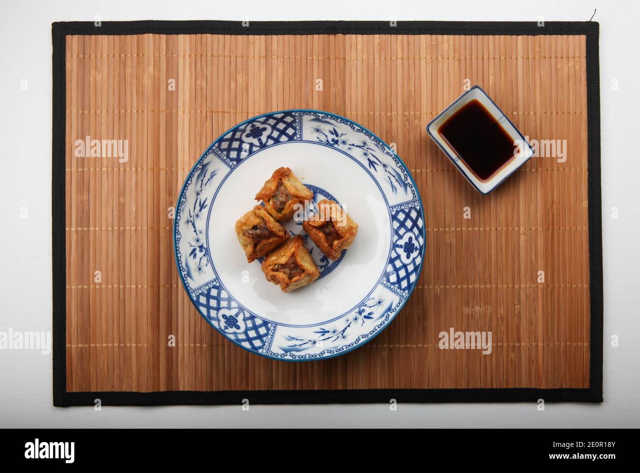 A view of Australian style fried pork dim sims Stock Photo - Alamy