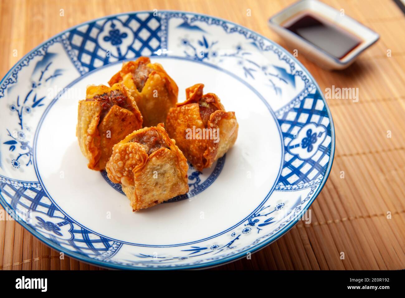 A view of Australian style fried pork dim sims Stock Photo - Alamy