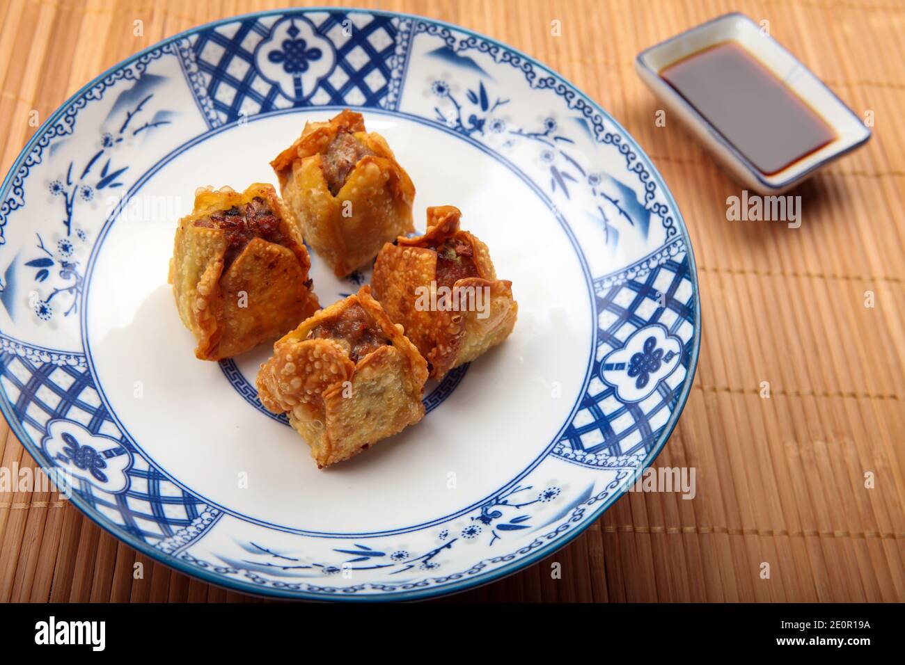 A view of Australian style fried pork dim sims Stock Photo - Alamy