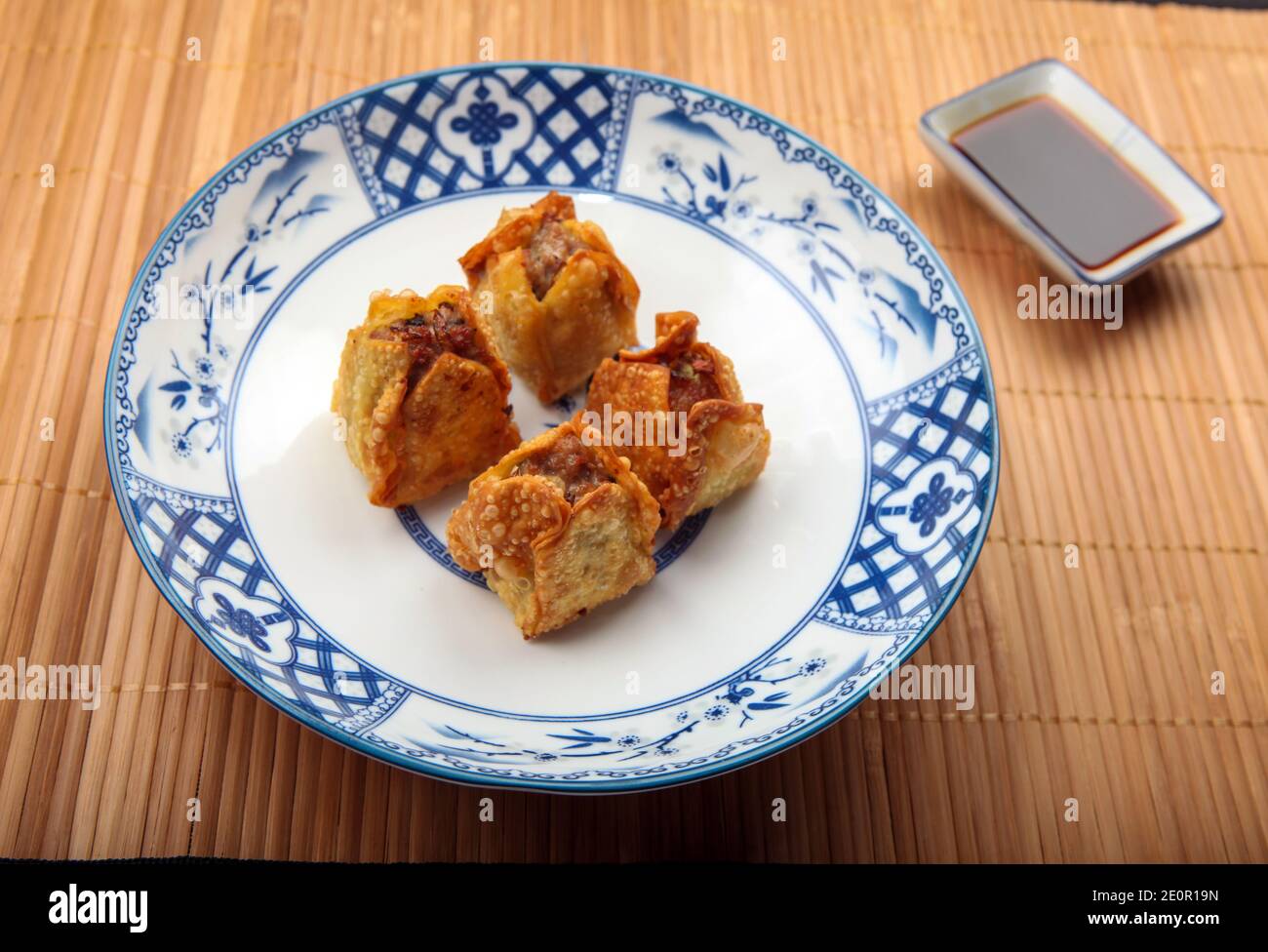 A view of Australian style fried pork dim sims Stock Photo - Alamy