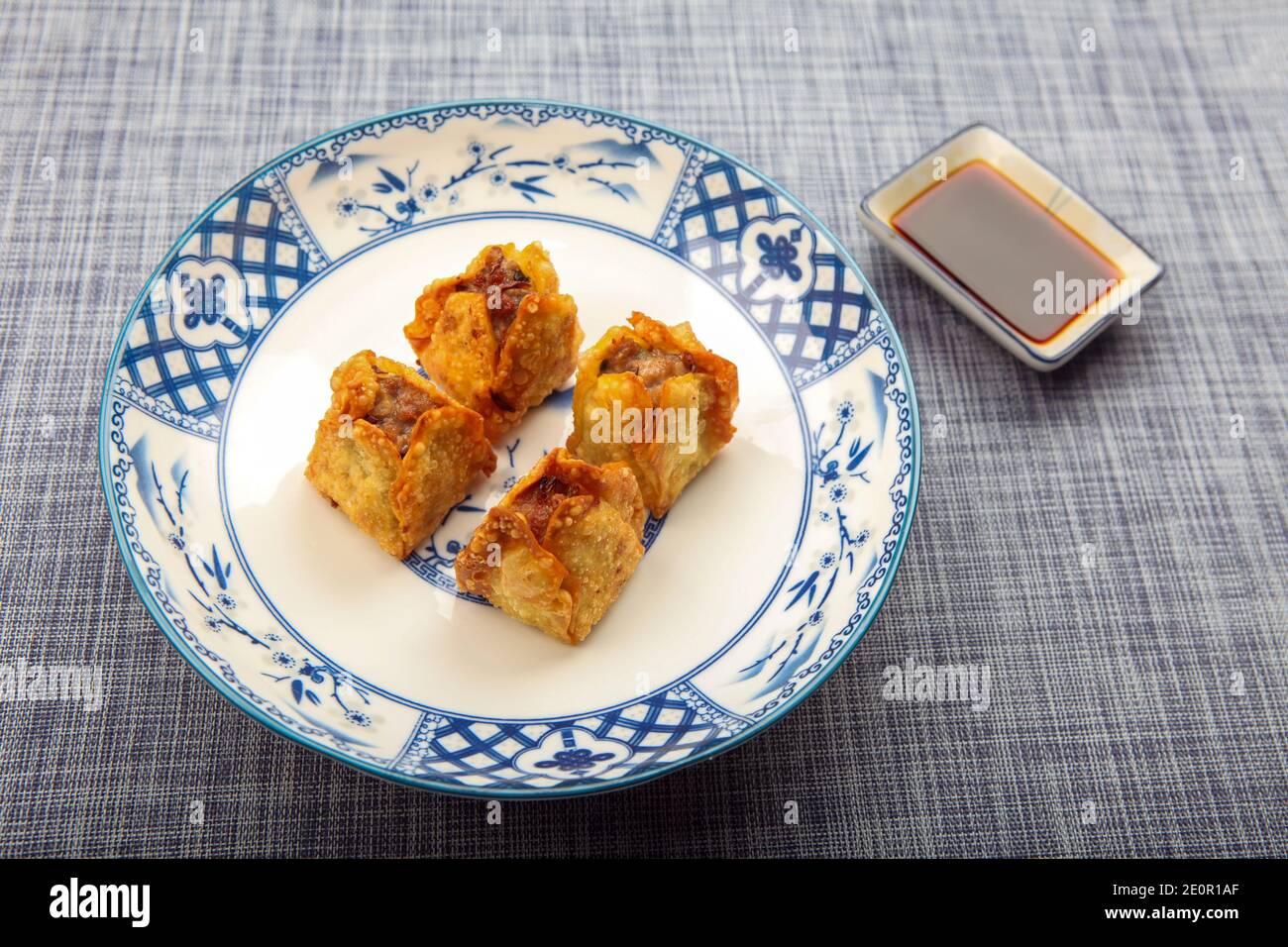 A view of Australian style fried pork dim sims Stock Photo - Alamy