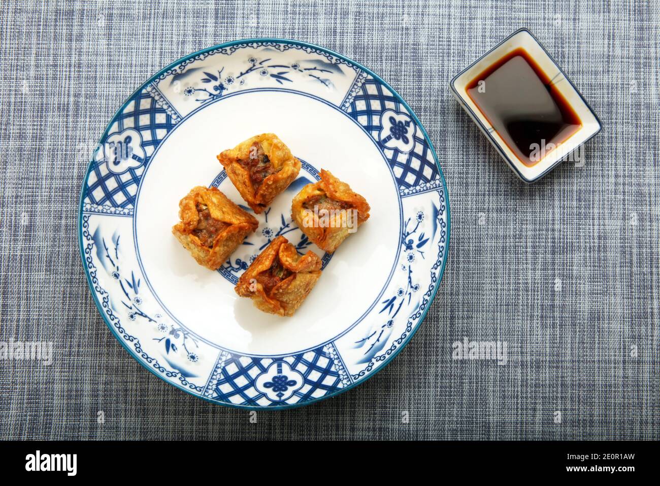 A view of Australian style fried pork dim sims Stock Photo - Alamy