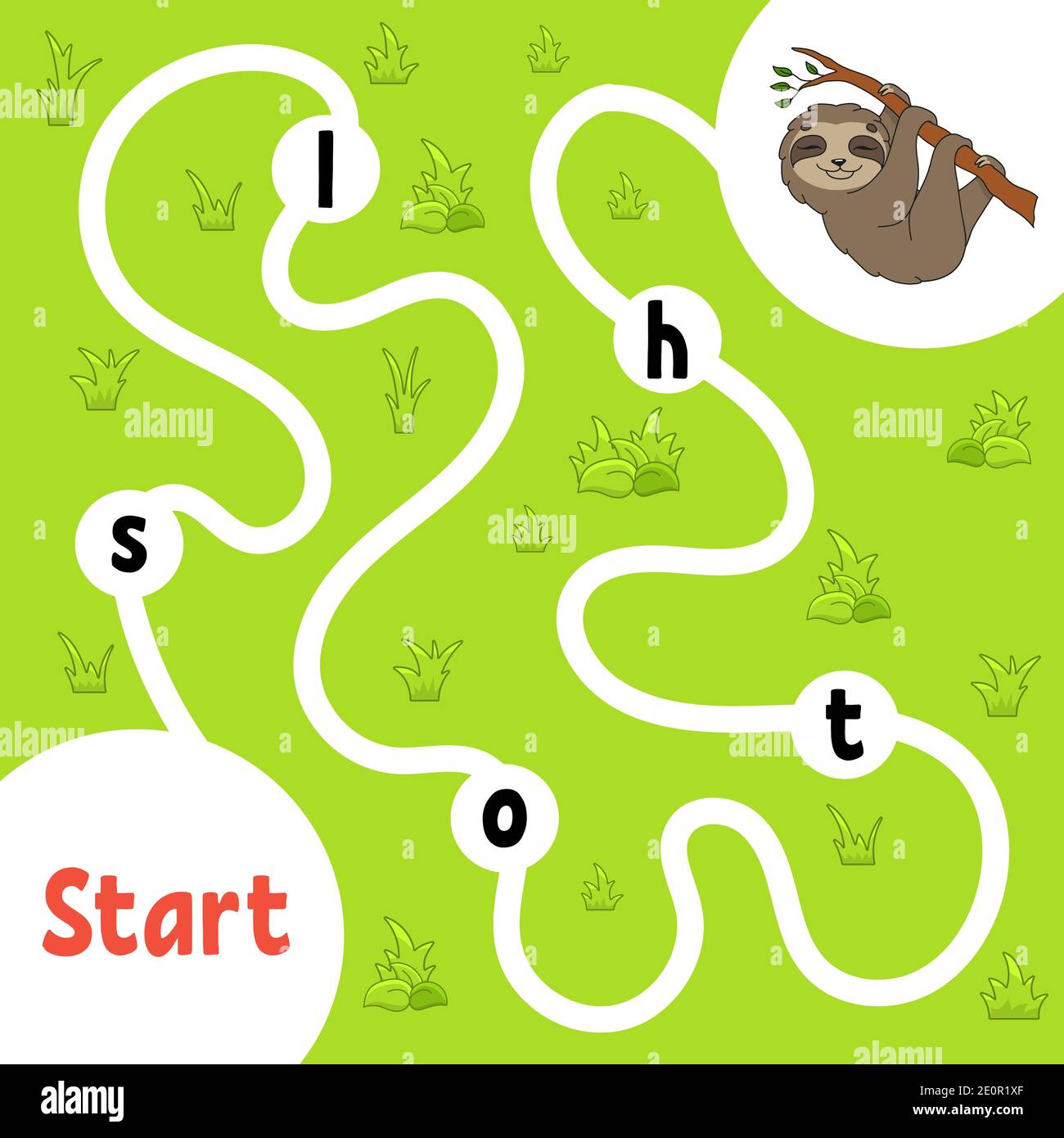 Logic puzzle game. Learning words for kids. Find the hidden name ...