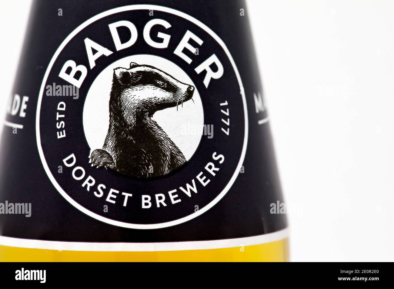 Badger Hopping Hare Ale Stock Photo - Alamy