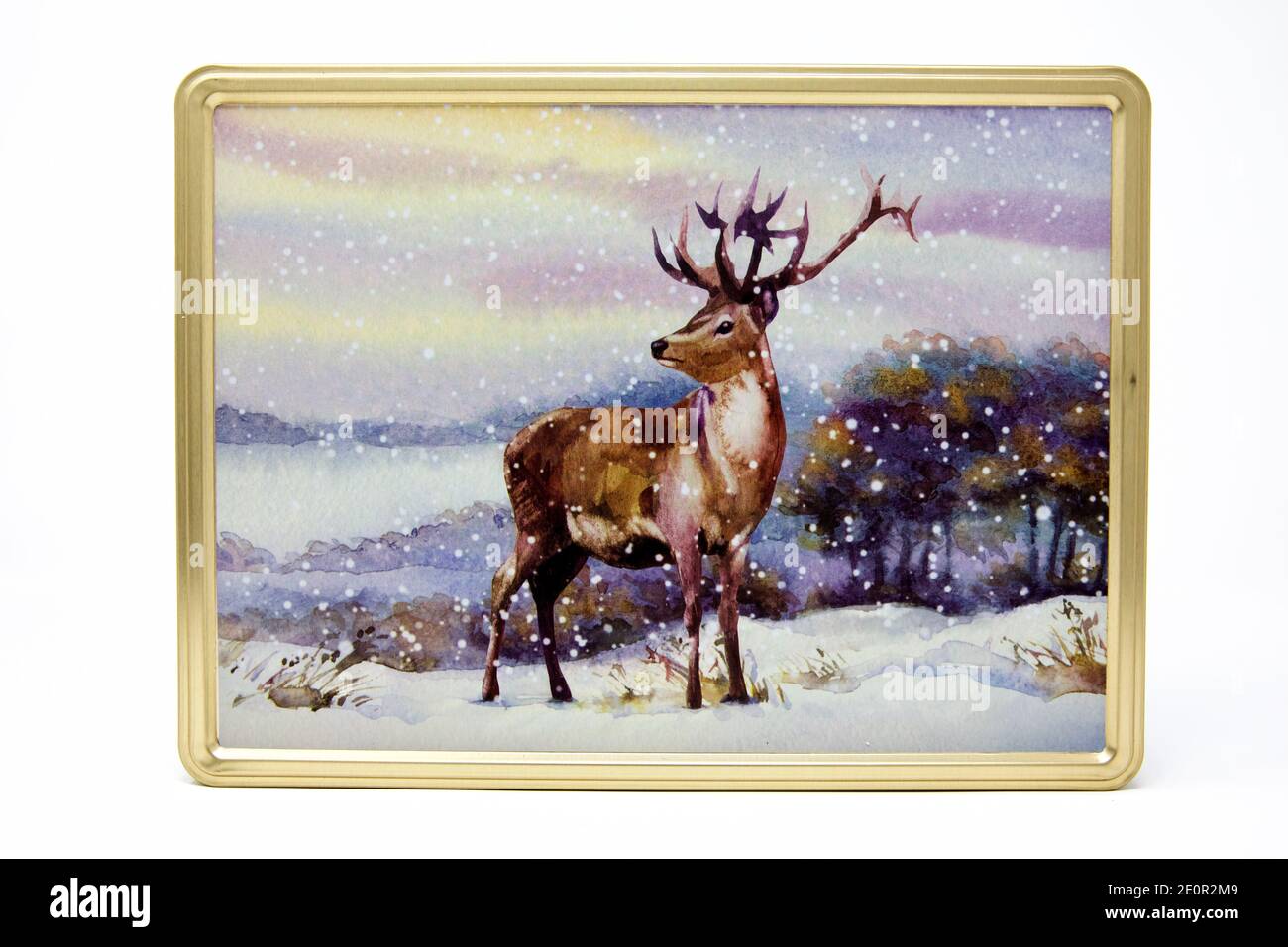 Tesco Scottish Shortbread Assortment Tin Stock Photo - Alamy