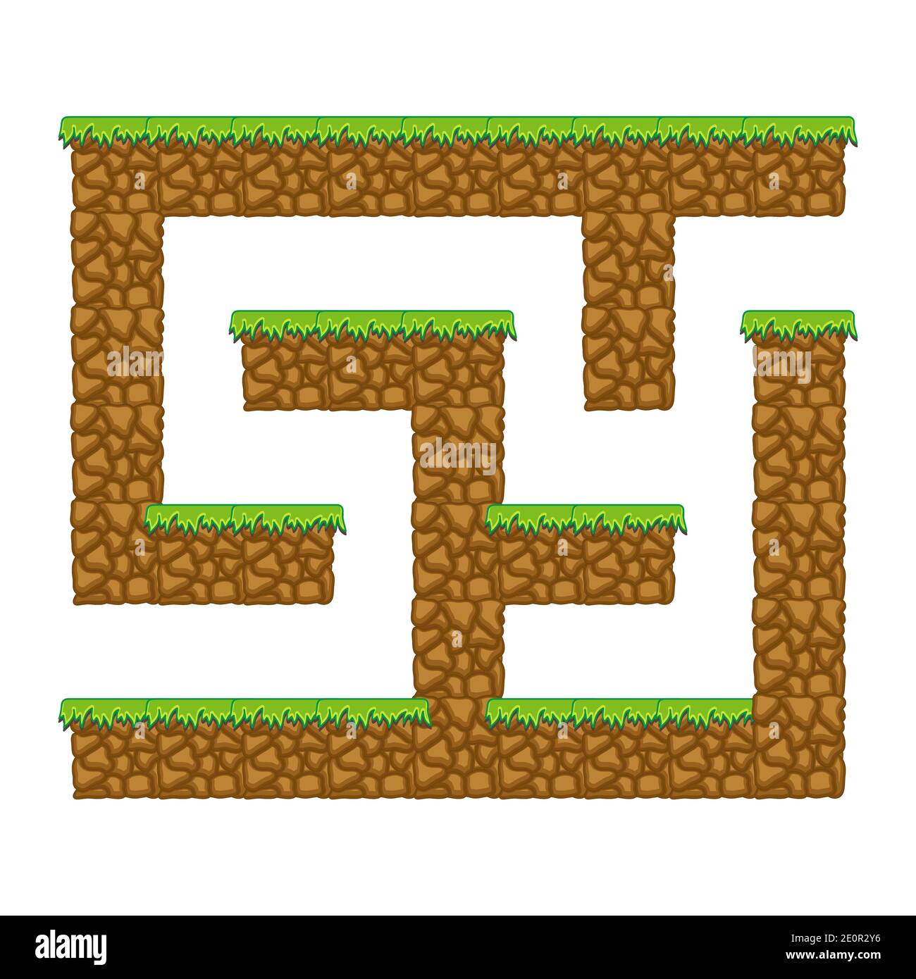 Cave labyrinth Cut Out Stock Images & Pictures - Alamy