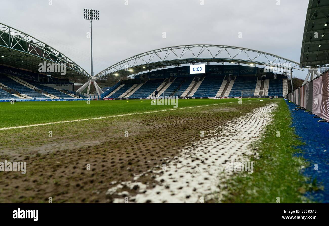 2nd January 2021; The John Smiths Stadium, Huddersfield, Yorkshire, England; English Football ...