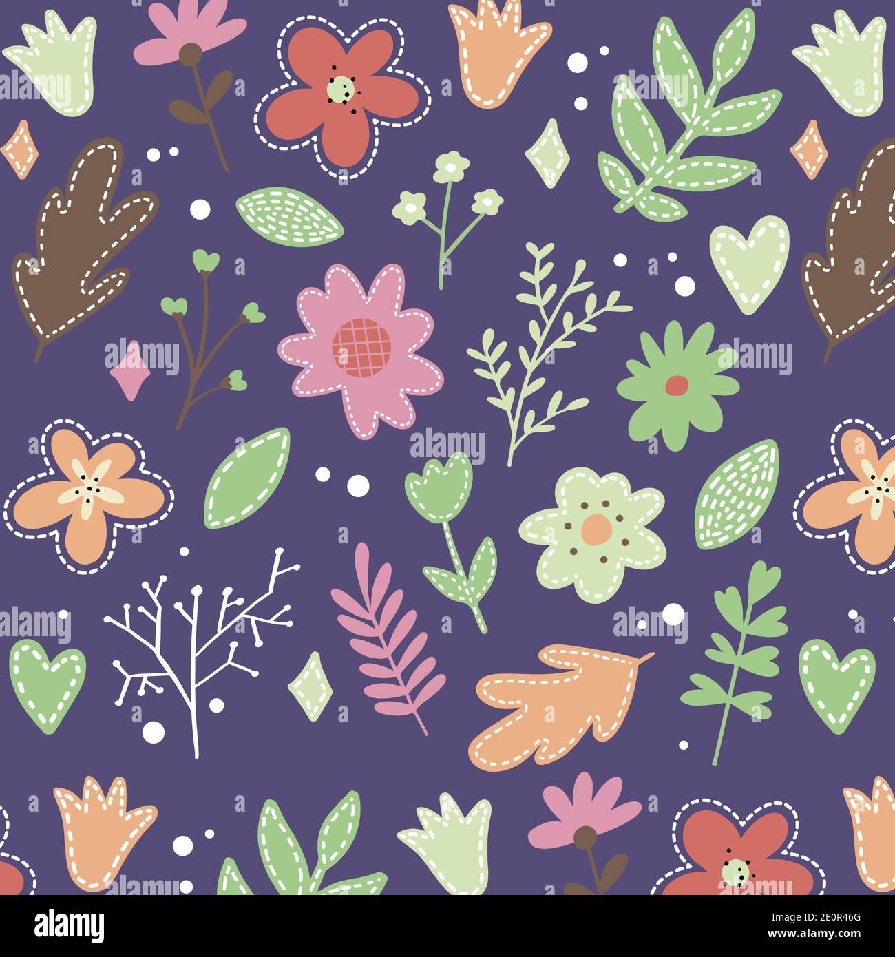Two tone flowers Stock Vector Images - Alamy