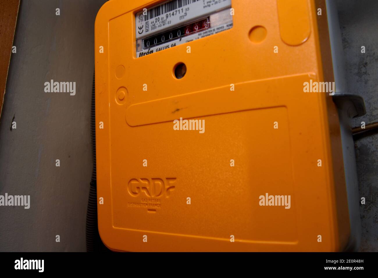 In this photo illustration, the latest generation "Gazpar ...