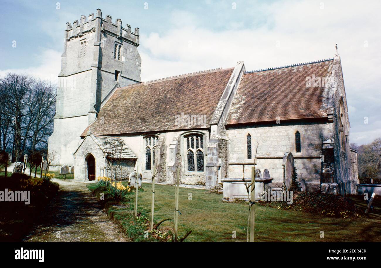Medieval Church of St. Olave in Gatcombe, Isle of Wight, ca 13th ...