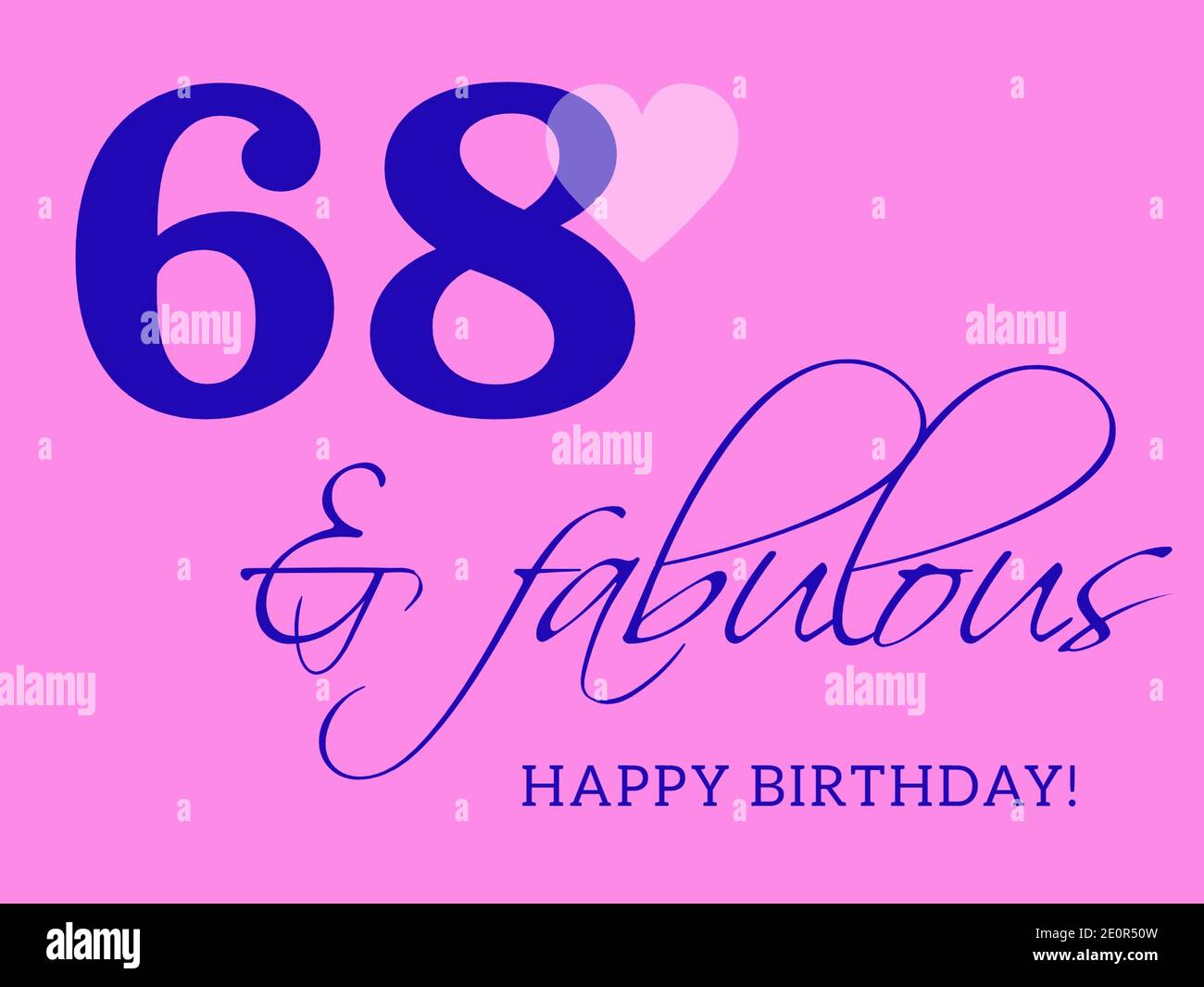 68th birthday hi-res stock photography and images - Alamy