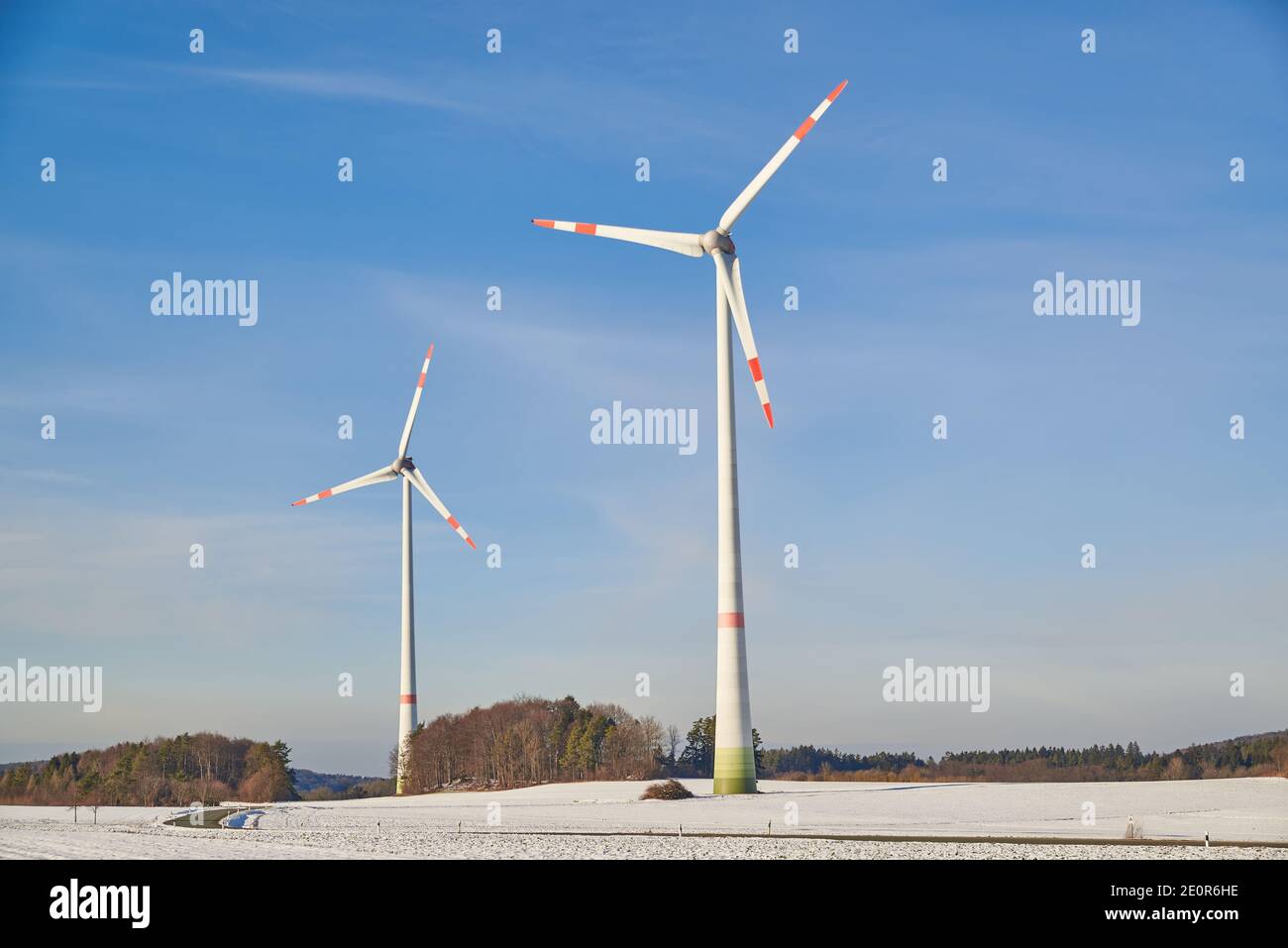 Wind turbines wide shot hi-res stock photography and images - Alamy