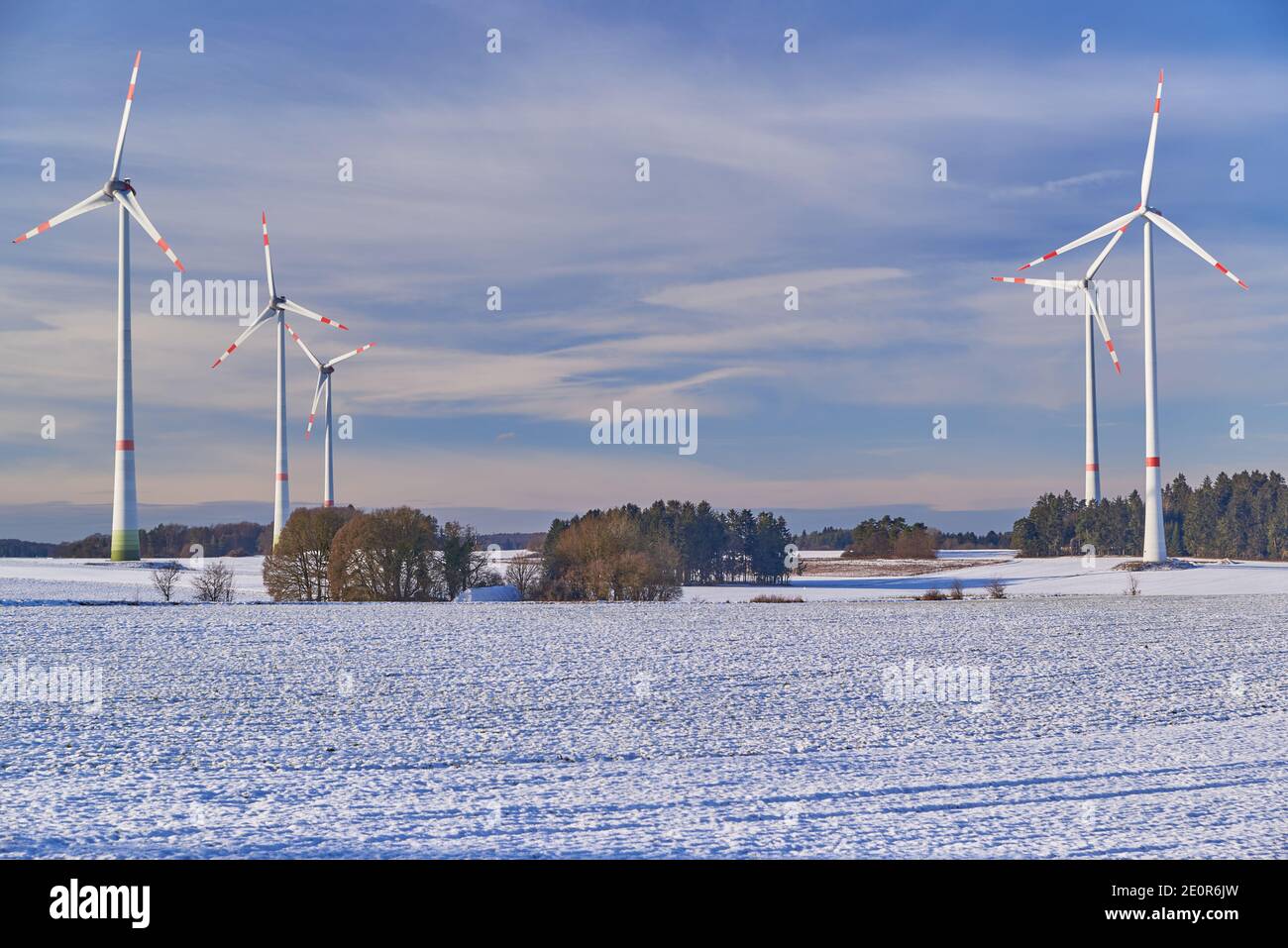 Wind turbines wide shot hi-res stock photography and images - Alamy