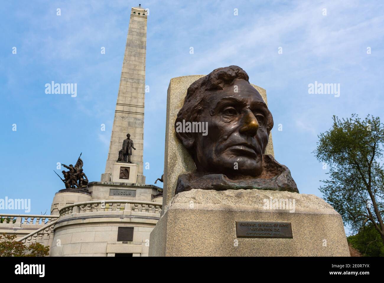 Springfield, Illinois / United States - September 16th, 2020: Lincoln's ...