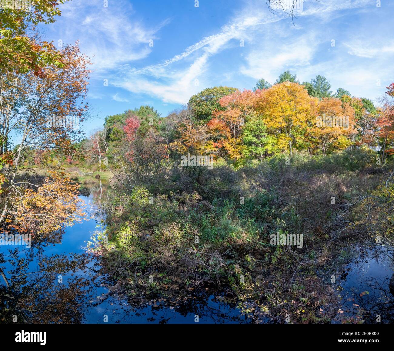Landscape with water Stock Photo - Alamy