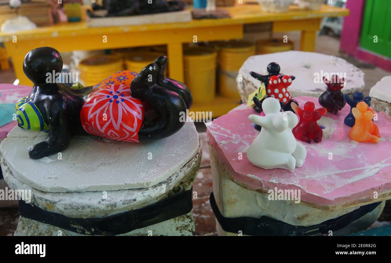 Willemstad, Curacao - November 16, 2018 - Variety and sizes of the ...