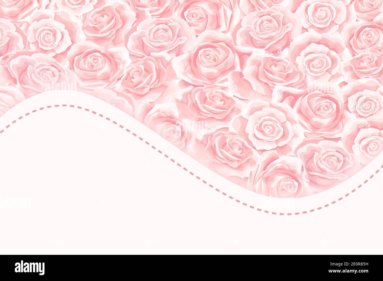 Cream Roses Background
