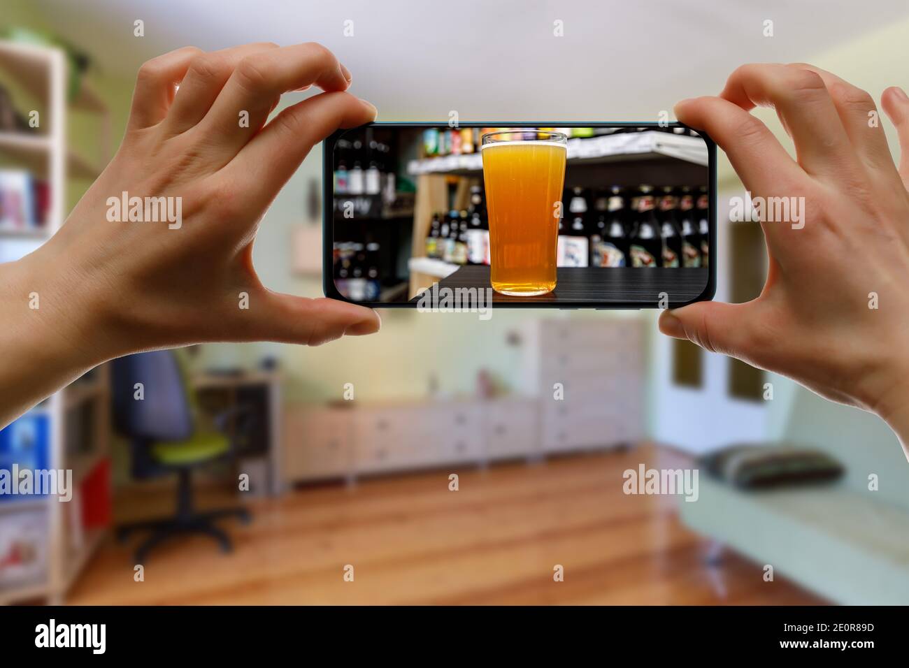 Bar via the internet. Using technologies for online drinking at home ...