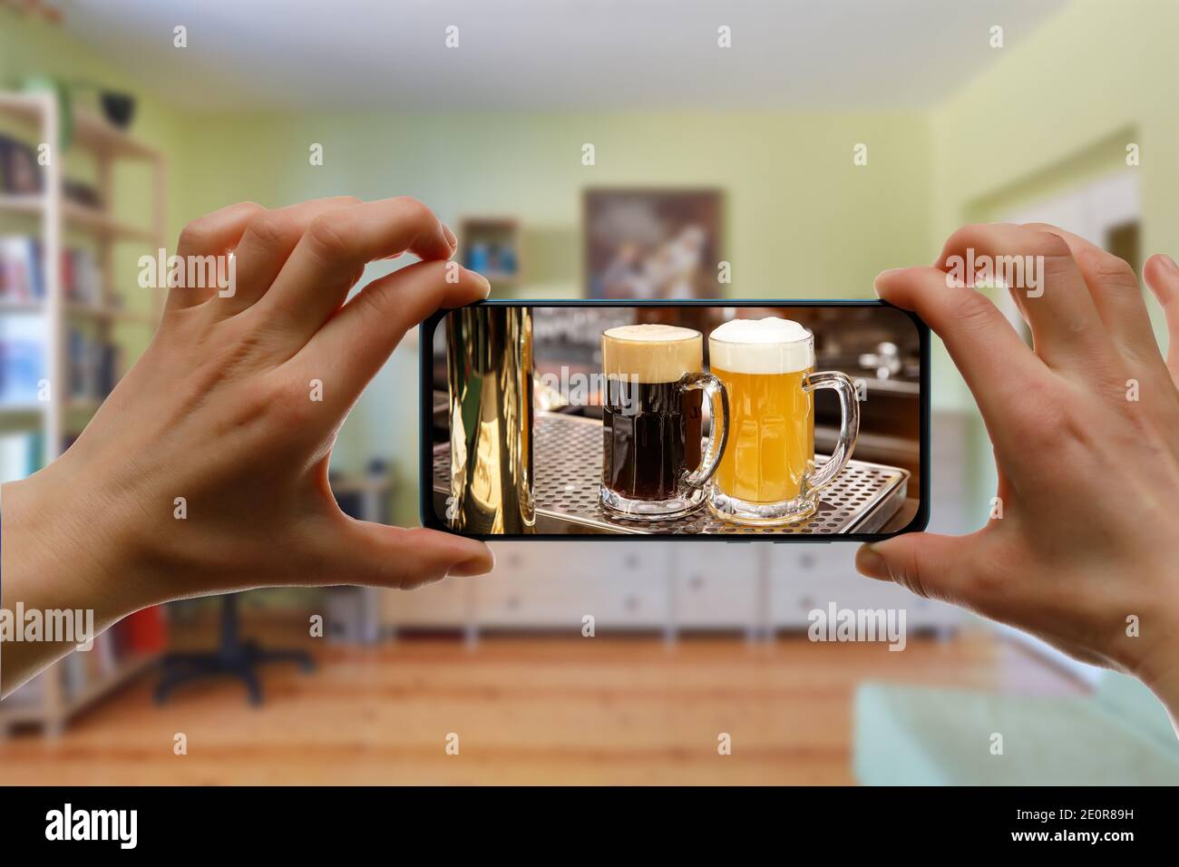 Teenager drinking alcohol home hi-res stock photography and images - Alamy