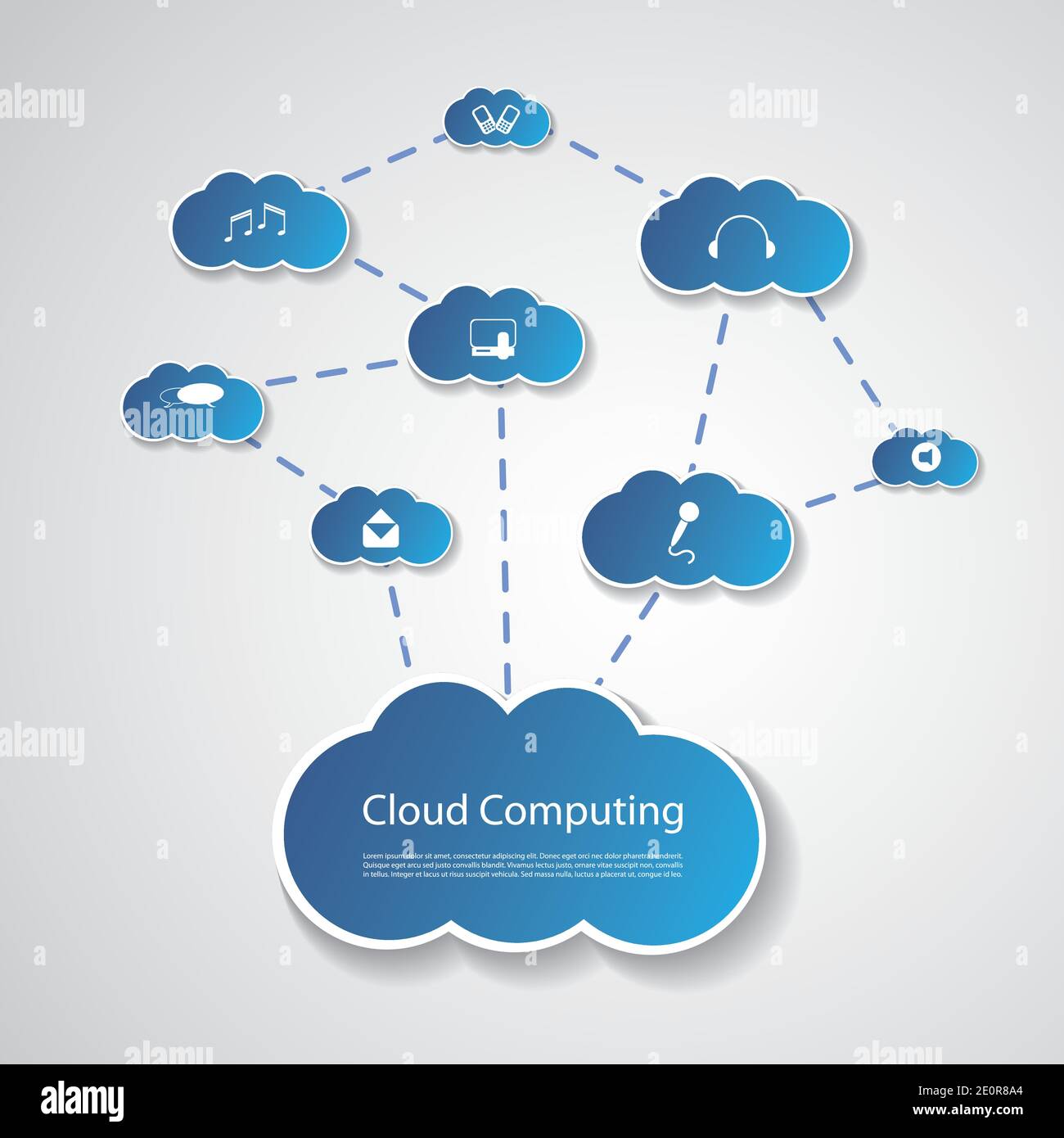 Cloud Computing Concept Stock Vector Image & Art - Alamy