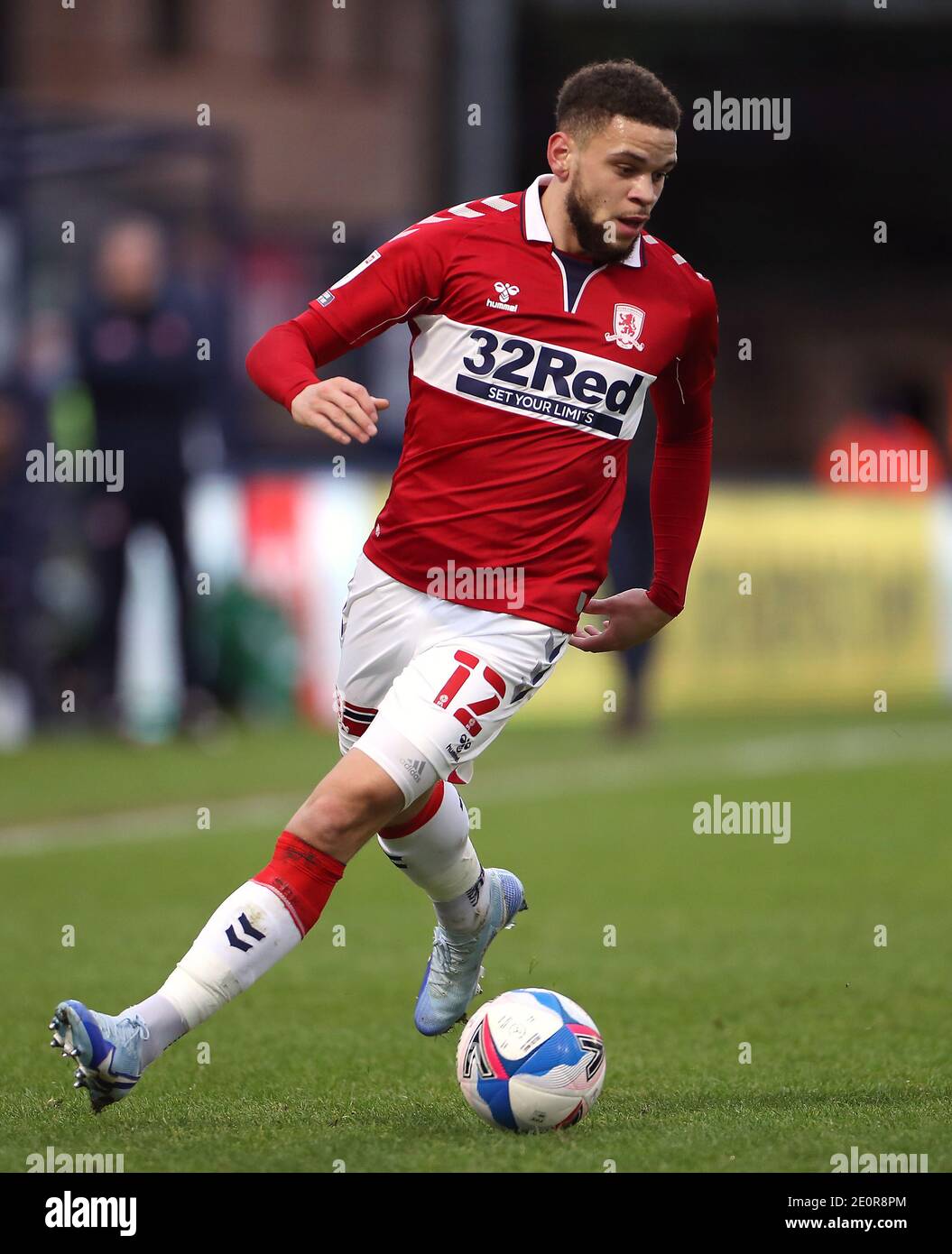 Middlesbrough's Marcus Browne during the Sky Bet Championship match at ...
