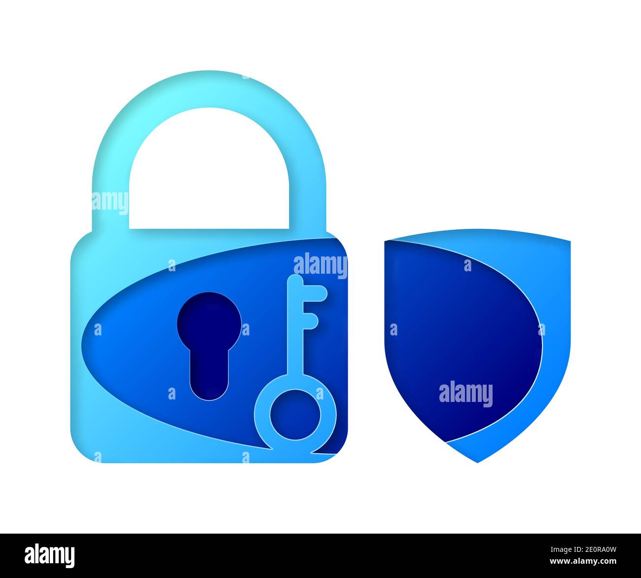 Security in art Stock Vector Images - Alamy