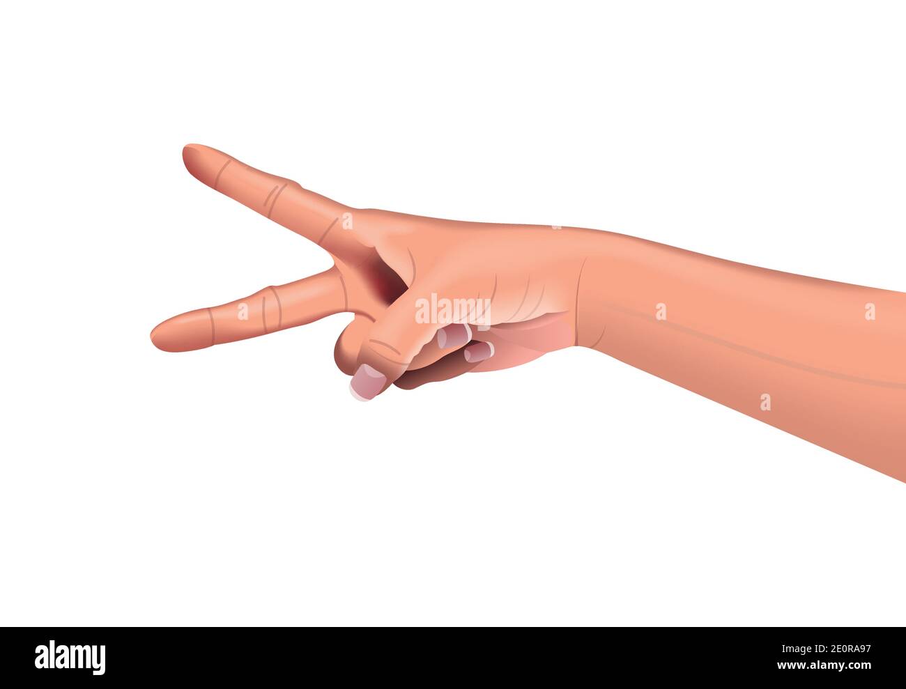 Vector hand in gradient style Stock Vector Image & Art - Alamy