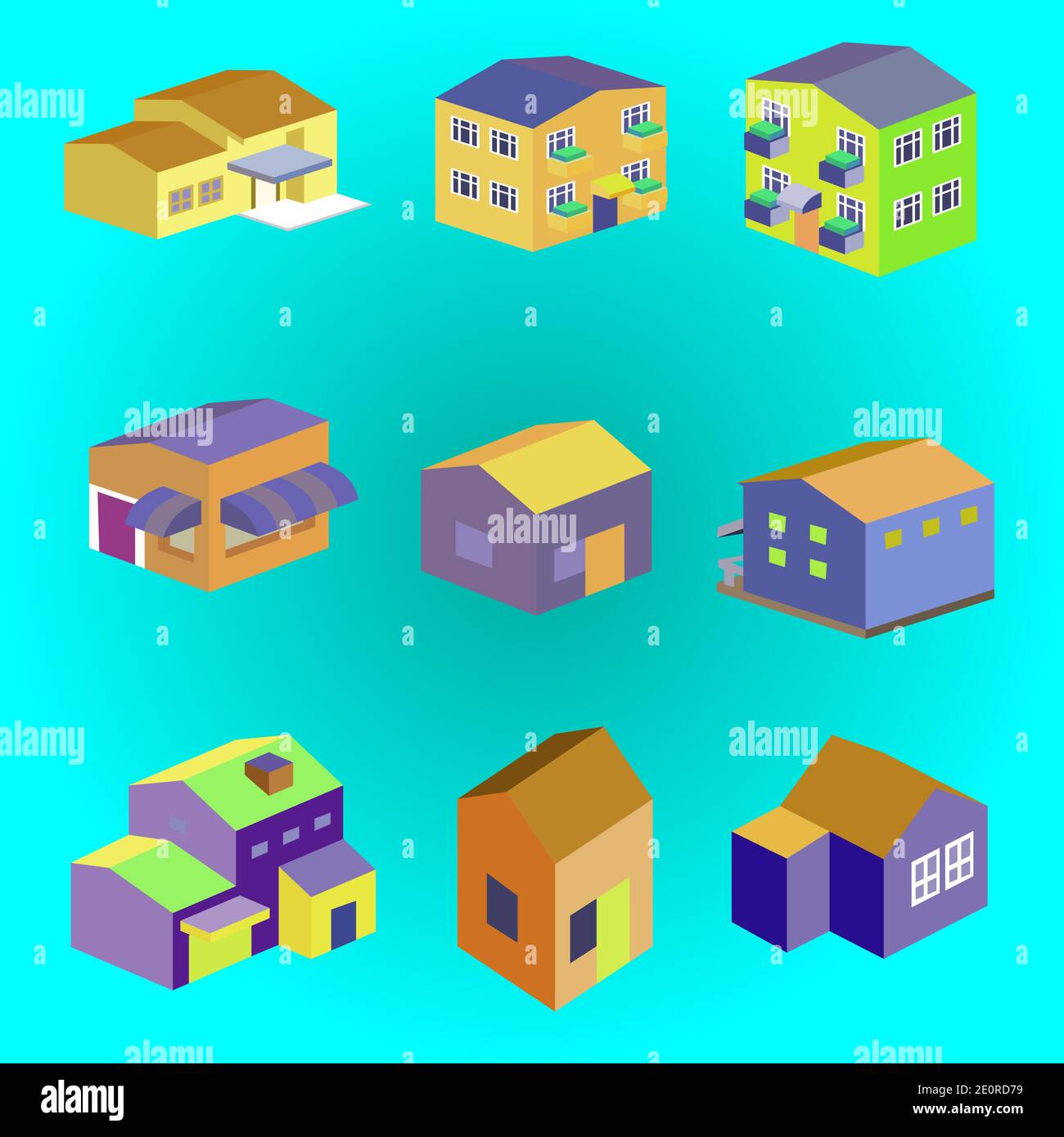 isometric low poly design Stock Vector Image & Art - Alamy