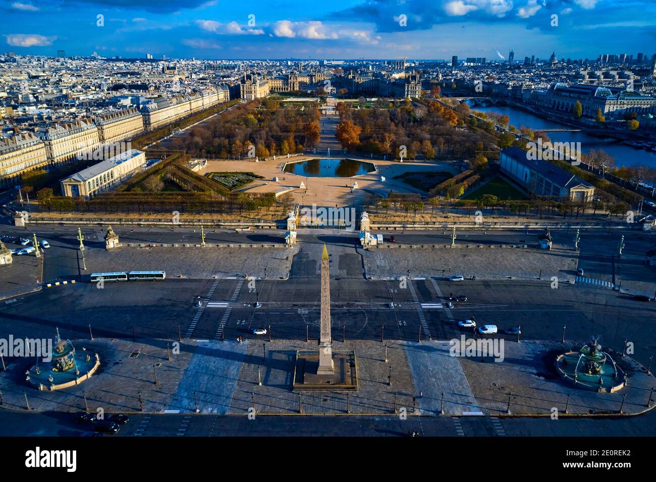 France, Paris (75), place de la Concorde, area classified as World ...