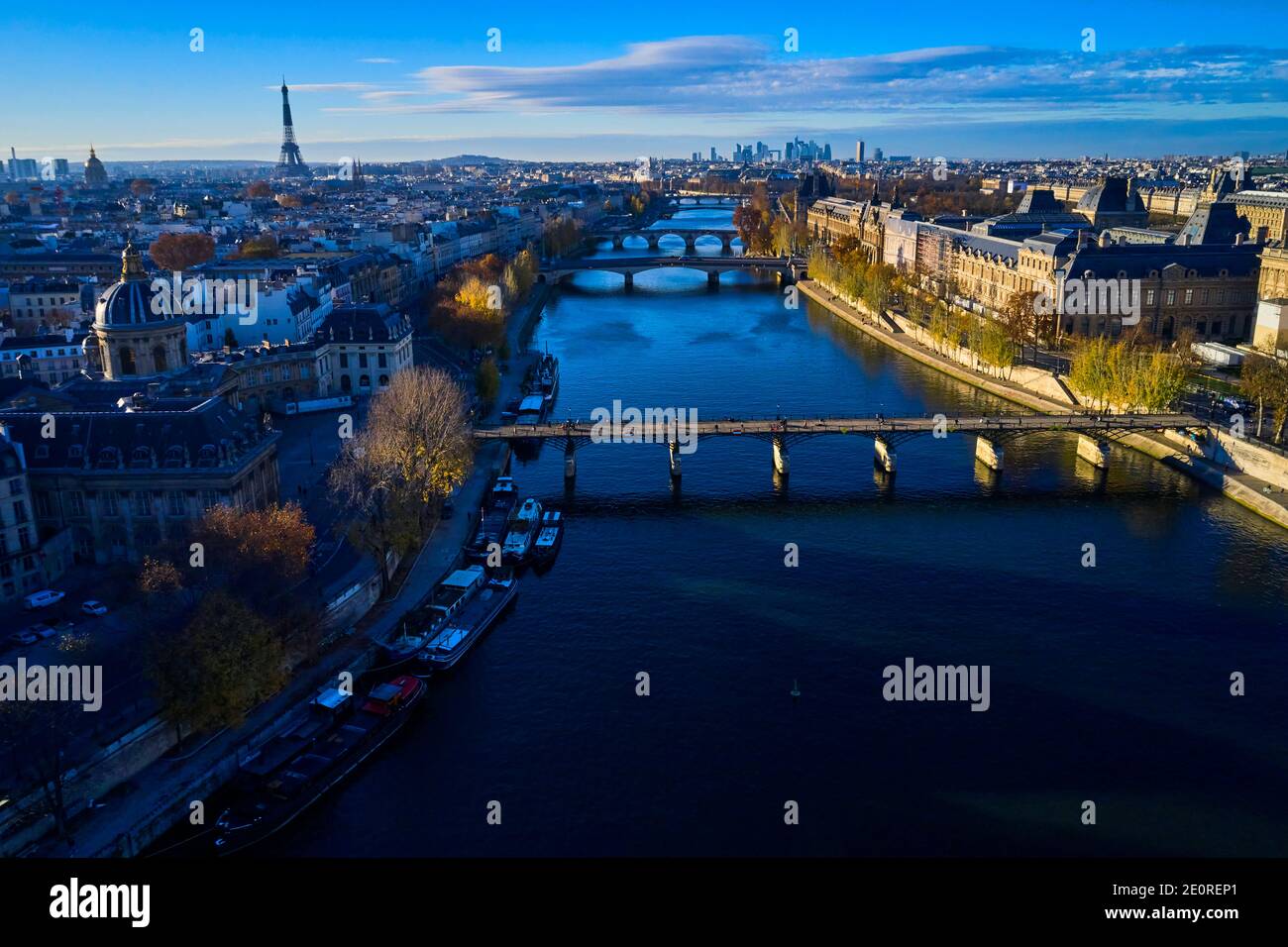 France, Paris (75), area listed as World Heritage by UNESCO, the Louvre ...